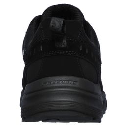 Skechers Damen Sneaker "Oak Canyon", Gr. 41, schwarz, Leder, Textil, Schuhe, mit Memory Foam-Ausstattung, Freizeitschuh, Halbschuh, Schn&uuml;rschuh