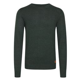 Blend Herren Strickfleece-Pullover "Strickpullover BHLars", gr&uuml;n, Gr. XXL, Obermaterial: 50% Baumwolle CO. 50% Polyester PES., Pullover