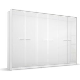 Drehtürenschrank Rauch, B:275cm H:231cm T:58cm, weiß, Holzwerkstoff, Schränke, "Kleiderschrank Schrank Garderobe Wäscheschrank Ankleide OTELI", inkl.