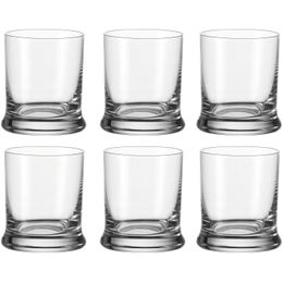 Leonardo Gläser-Set "K18", Ø 8cm x 10cm, 350ml, 6 Stk., transparent, Trinkgefäße, 350 ml, 6-teilig