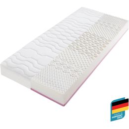 Taschenfederkernmatratze Beco, B:90cm H:20cm L:200cm, weiß, Bezug: 100% Polyester. Steppfüllung: 100% Polyester, Matratzen, ""TFK Duoflex"", zwei
