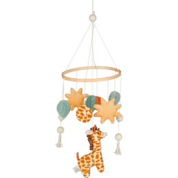 Sterntaler Baby Mobile "Deko Safari", bunt, Baumwolle, Polyester, B:34cm H:57cm T:45cm, Mobilés