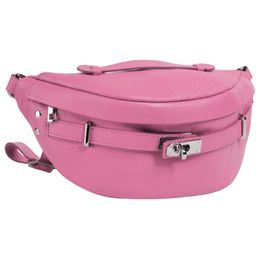 Samantha Look Damen G&uuml;rteltasche, pink, Leder, clean, Taschen, echt Leder, Made in Italy