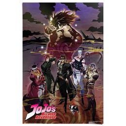 Poster Reinders, B:61cm H:91,5cm T:0,1cm, bunt, Holzwerkstoff, Bilder, "Jojo's Bizarre Adventure"