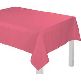 Tischdecke Adam, B:80cm L:80cm, pink, Bio-Baumwolle, Tischdecken, "Uni Collection", aus 100% Bio-Baumwolle