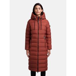 Khujo Damen Wintermantel "Simmie-YM", rot, Gr. L, Obermaterial: 100% Polyester. Innenfutter: 100% Nylon. Wattierung: 100% Polyester, M&auml;ntel, Warmer
