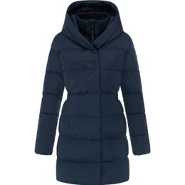 Ragwear Damen Steppmantel "Niani YOUMODO", blau, Gr. 5XL, Obermaterial: 100% Polyester. Innenfutter: 100% Polyester. Wattierung: 100% Polyester,
