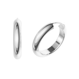 Firetti Damen Paar Creolen "Schmuck Geschenk Silber 925 Ohrringe 3,9 mm breit", 20, Silber 925 (Sterlingsilber), silber, Silber 925 (Sterlingsilber),