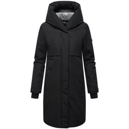 Navahoo Damen Wintermantel "Domingaa 14", schwarz, Gr. L, Obermaterial: 100% Polyester. Futter 1: 95% Polyester, 5% Elasthan. Futter 2: 100%
