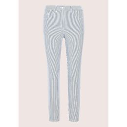 Madeleine Mode MADELEINE Damen Regular-fit-Jeans "Jeans Fein gestreifte Jeans", wei&szlig;, Gr. 18, Obermaterial: 97% Baumwolle CO. 3% Elasthan EL., Jeans