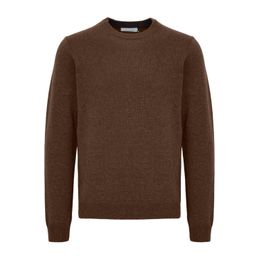Casual Friday Herren Strickfleece-Pullover "Strickpullover CFKarl", braun, Gr. XXL, Obermaterial: 80% Wolle WO. 20% Polyamid PA., Pullover