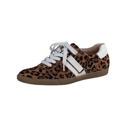 Paul Green Damen Sneaker "Paul Green Sneaker Leder", Gr. 38,5, braun, Leder, Schuhe