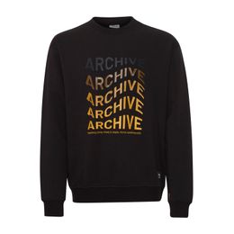 !Solid SOLID Herren Longpullover "Sweatshirt SDDarcio", schwarz, Gr. S, Obermaterial: 60% Baumwolle CO. 40% Polyester PES., Sweatshirts