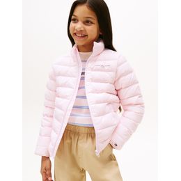 Tommy Hilfiger M&auml;dchen Steppjacke "ESSENTIAL LIGHT DOWN JACKET", rosa, Gr. 4, unifarben, Web, Obermaterial: 100% Polyamid, Jacken, f&uuml;r Kinder bis 16