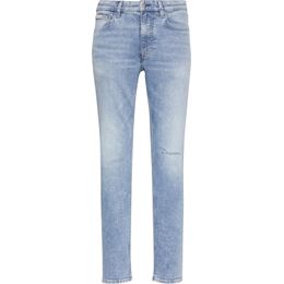 Herren Skinny-fit-Jeans "SKINNY JEANS", blau, Gr. 31, Calvin Klein Jeans, unifarben, Denim/Jeans, Obermaterial: 80% Baumwolle, 12% Polyester, 6%