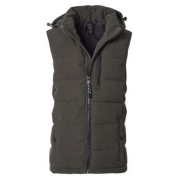 Casamoda Herren Kurzweste "Casamoda Weste uni", gr&uuml;n, Gr. XXXL, 100% Polyester, Westen