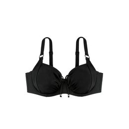 Dorina Damen B&uuml;gel-Bikini-Top "FIJI", schwarz, Gr. 95, unifarben, Obermaterial: 57% Polyester, 24% Polyamid, 19% Elasthan, Bikini-Oberteile, Full