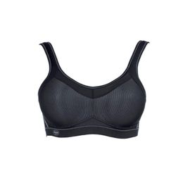 Anita active Damen Bustier "BH Momentum 1er Pack", Gr. 85, schwarz, Obermaterial: 70% Polyester PES. 15% Polyamid PA. 15% Elasthan EL., BHs