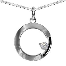 OSTSEE-SCHMUCK Damen Kette mit Anh&auml;nger "OSTSEE-SCHMUCK Kette mit Anh&auml;nger Adele Kette mit Anh&auml;nger Adele", 50cm, Silber 925 (Sterlingsilber), L: 42,