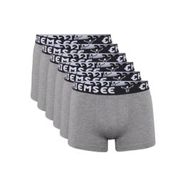 Chiemsee Herren Boxershorts "Boxershort 4er Pack", Gr. M, grau, Obermaterial: 95% Baumwolle CO. 5% Elasthan EL., Unterhosen