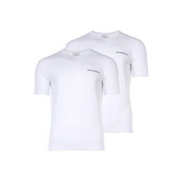 Emporio Armani Damen T-Shirt "T-Shirt CORE LOGOBAND 2er Pack", wei&szlig;, Gr. XL, Obermaterial: 95% Baumwolle CO. 5% Elasthan EL., Shirts