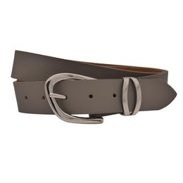AnnaMatoni Damen Lederg&uuml;rtel "AnnaMatoni Lederg&uuml;rtel Lora2 Lederg&uuml;rtel Lora2", grau, Gr. 120, 100% Leder, G&uuml;rtel