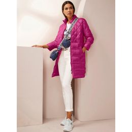 Heine Damen Steppmantel, pink, Gr. 48, 55% Polyester, 45% Polyamid, Wattierung:100% Polyester, M&auml;ntel
