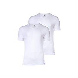 Herren T-Shirt "T-Shirt 2er Pack", wei&szlig;, Gr. S, adidas originals, Obermaterial: 95% Baumwolle CO. 5% Elasthan EL., Shirts