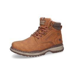Herren Winterboots, Dockers by Gerli, Gr. 40, braun, Lederimitat, Schuhe, Schn&uuml;rboots mit Warmfutter