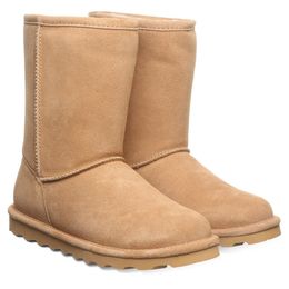 Bearpaw Damen Winterboots "ELLE SHORT", Gr. 41, braun, Nubukleder, Schuhe, Winterstiefel, Snowboots mit hohem Schaft