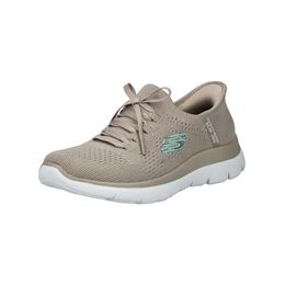 Skechers Damen Sneaker "Skechers Sneaker Textil", Gr. 40, beige, Textil, Schuhe