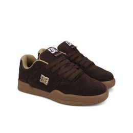DC Shoes Herren Sneaker "Central", Gr. 6,5, braun, Obermaterial:Obermaterial: Leder / Futter: Textil / Au&szlig;ensohle: Gummi;, Schuhe