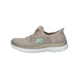 Skechers Damen Sneaker "Skechers Sneaker Textil", Gr. 40, beige, Textil, Schuhe