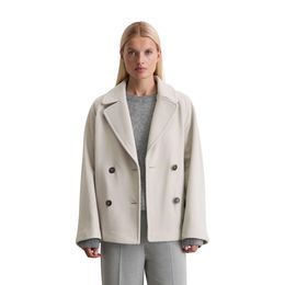 Marc O'Polo MARC O'POLO Damen Outdoorjacke "aus Wolle-Mix", beige, Gr. 42, unifarben, Obermaterial: 75% Wolle (Schafwolle), 25% Polyamid, Jacken