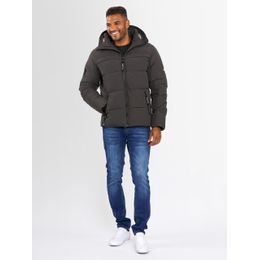 Herren Winterjacke "ASDiego", grau, Gr. L, Alessandro Salvarini, Obermaterial: 55% Baumwolle, 45% Polyamid; Innenseite: 100% Polyester, Jacken, mit