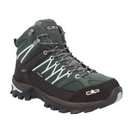 CMP Damen Wanderschuh "RIGEL MID WMN TREKKING SHOES WP", Gr. 41, gr&uuml;n, Leder, Schuhe, wasserdicht