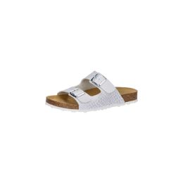 Lico Damen Pantolette "Pantolette Bioline Platino", Gr. 37, wei&szlig;, Synthetik, Schuhe