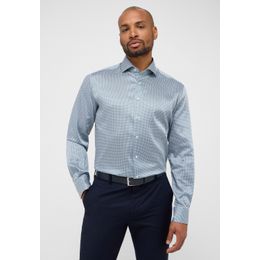 Eterna Herren Langarmhemd "MODERN FIT"grün, Gr. 40, Twill, 42% cotton, 4% Elasthan, 54% Lyocell, Hemden, EASY IRON (bügelleicht)