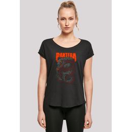T-Shirt F4NT4STIC "Pantera Venomous Snake", Damen, Gr. L, schwarz, Obermaterial: 100% Baumwolle, regular fit, Rundhals, ohne B&uuml;ndchen, Shirts T-Shirt, Premium Qualit&auml;t
