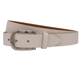 AnnaMatoni Damen Lederg&uuml;rtel "AnnaMatoni Lederg&uuml;rtel Fina Lederg&uuml;rtel Fina", wei&szlig;, Gr. 125, 100% Leder, G&uuml;rtel