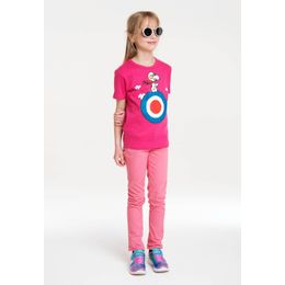 logoshirt M&auml;dchen T-Shirt "Snoopy - Target", pink, Gr. 158, bedruckt, 100% Baumwolle, Shirts, mit lizenziertem Originaldesign