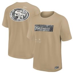 Nike Damen T-Shirt "Nike T-Shirt San Francisco 49ers Nike Max 90", braun, Gr. XL, 100% Baumwolle, Shirts