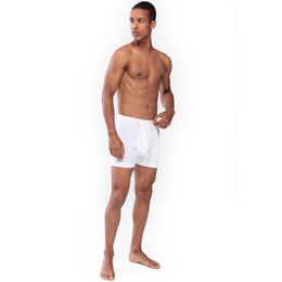 Mey Herren Lange Unterhose "Noblesse", Gr. XL, wei&szlig;, Feinripp, Obermaterial: 100% Baumwolle, unifarben, Unterhosen, Aufgesetzter Webbund, super soft