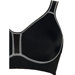Viania Damen Sport-BH "Sport BH Performance", Gr. 75, schwarz, Obermaterial: 47% Polyamid PA. 41% Polyester PES. 12% Elasthan EL., BHs