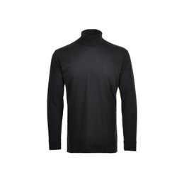 Ragman Herren Sweatshirt "Longsleeve Langarm Basic Rollkragen Regular Fit", schwarz, Gr. XXXL, Obermaterial: 100% Baumwolle CO., Sweatshirts