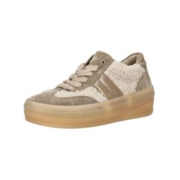 Gabor Damen Sneaker "Gabor Sneaker Veloursleder/Textil", Gr. 38, braun, Textil, Veloursleder, Schuhe