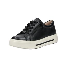 Caprice Damen Plateausneaker "Caprice Sneaker Leder", Gr. 38, schwarz, Leder, Schuhe