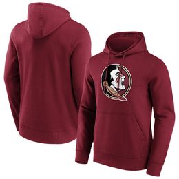 Fanatics Damen Kapuzenpullover "Fanatics Hoodie Florida State Seminoles Primary Logo Graphic", rot, Gr. XL, 80% Baumwolle, 20% Polyester, Pullover