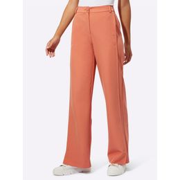 CR&Eacute;ATION L CREATION L Damen Webhose, orange, Gr. 19, unifarben, 94% Polyester, 6% Elasthan, Hosen