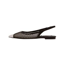 Steve Madden Damen Ballerina "Steve Madden Ballerinas Leder/Textil", Gr. 38schwarz, Leder, Textil, Schuhe